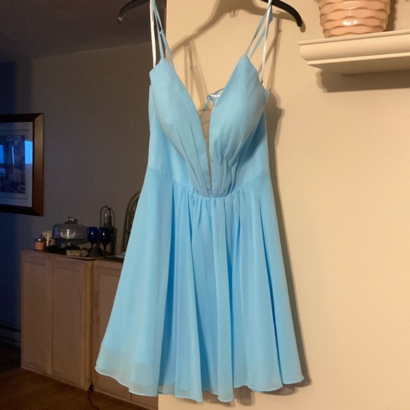 Dresses | Light Blue Short Prom Dress | Poshmark
